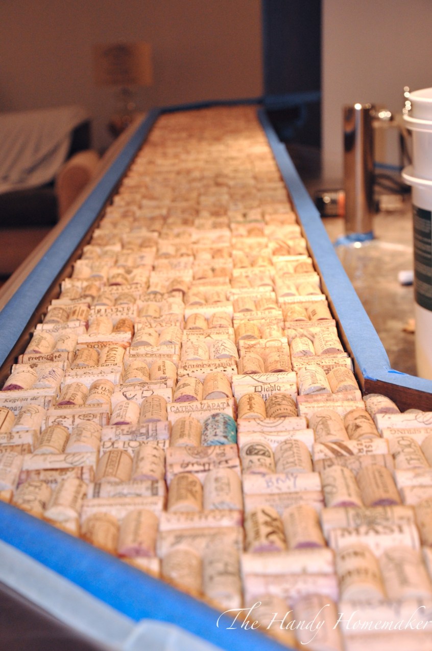 Make a Bartop or Countertop with Cork & Epoxy – Dandelions & Dates